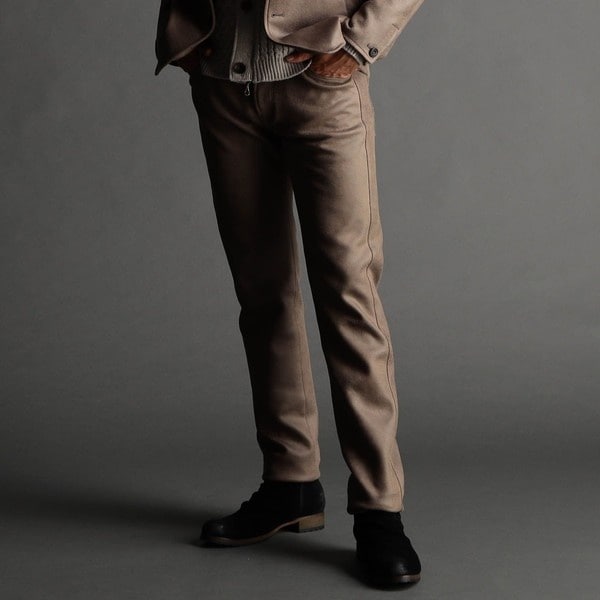 ニコルクラブフォーメン（NICOLE CLUB FOR MEN）/【24年モデル EC限定再販売】スウェード調カットソーパンツ