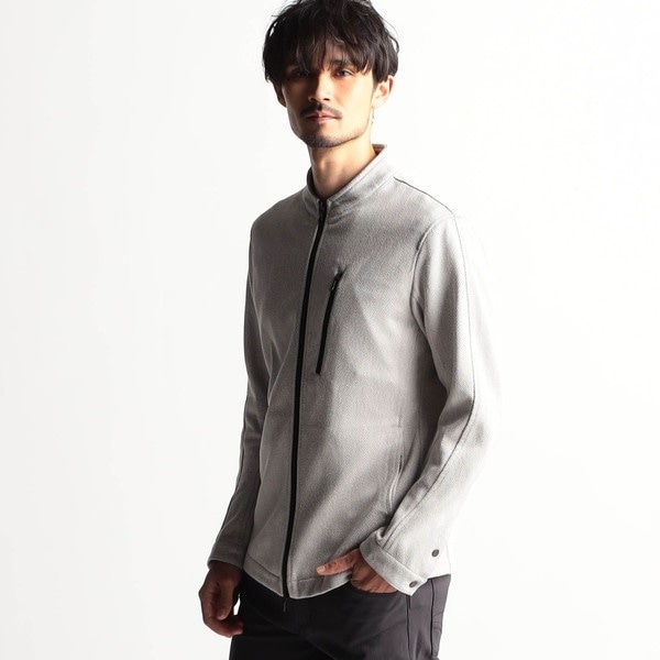 ニコルクラブフォーメン（NICOLE CLUB FOR MEN）/ヘリンボン　ショートスタンドカラーブルゾン