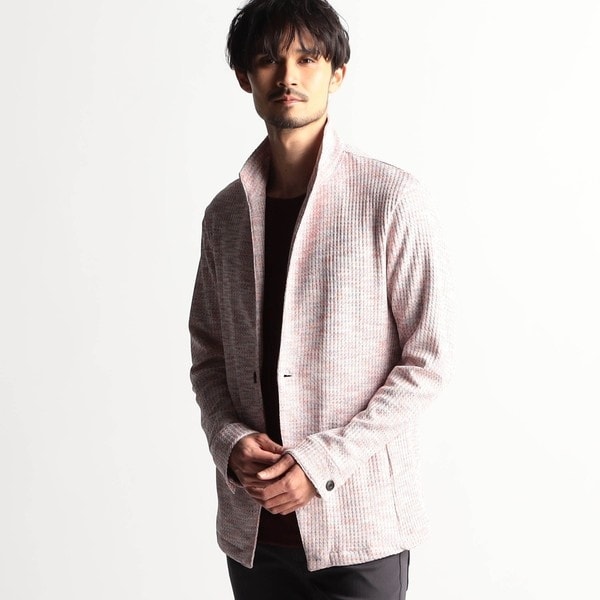 ニコルクラブフォーメン（NICOLE CLUB FOR MEN）/メランジワッフルカットジャケット