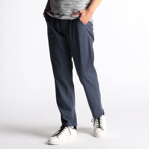 ニコルクラブフォーメン（NICOLE CLUB FOR MEN）/バーズアイカノコ　8分丈イージーパンツ