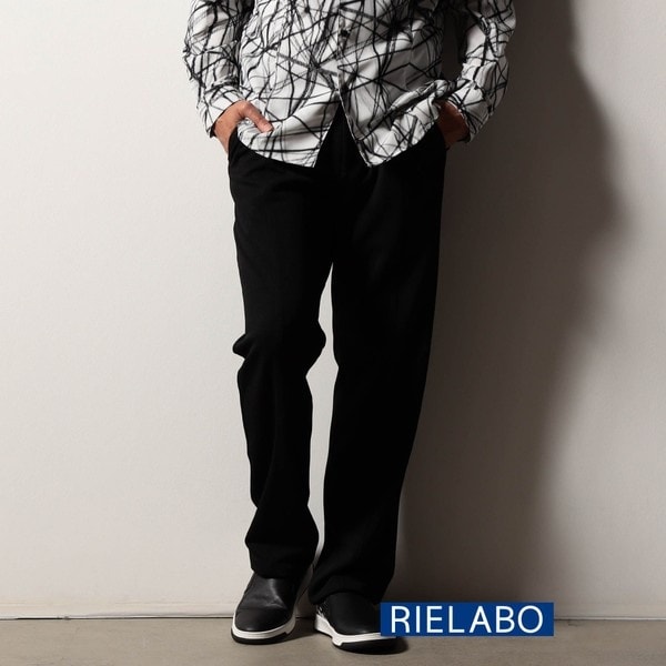 ニコルクラブフォーメン（NICOLE CLUB FOR MEN）/【RIELABO】Wフェイスカノコジャカードパンツ