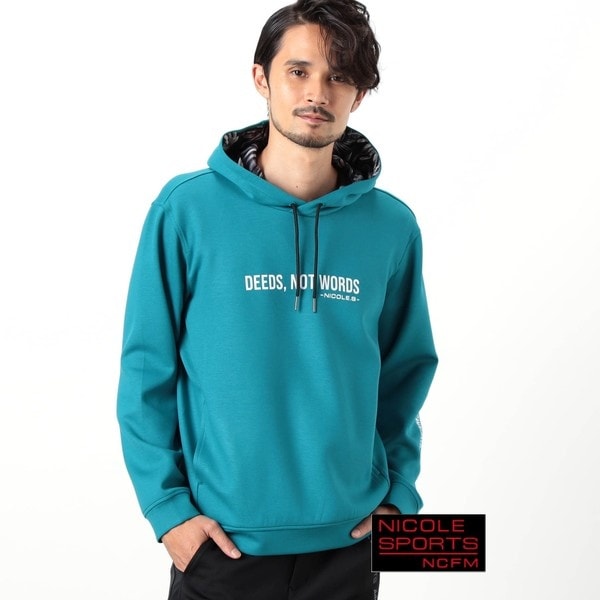 ニコルクラブフォーメン（NICOLE CLUB FOR MEN）/【NICOLE SPORTS】ロゴプリントパーカ