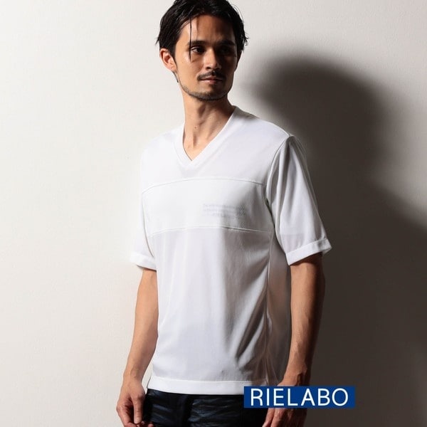 ニコルクラブフォーメン（NICOLE CLUB FOR MEN）/【RIELABO】デザインVネックカットソー