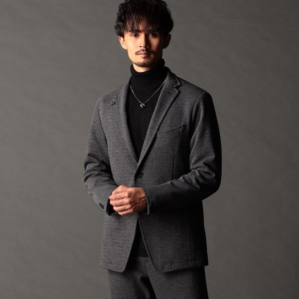 ニコルクラブフォーメン（NICOLE CLUB FOR MEN）/アラカルトジャカードジャージジャケット