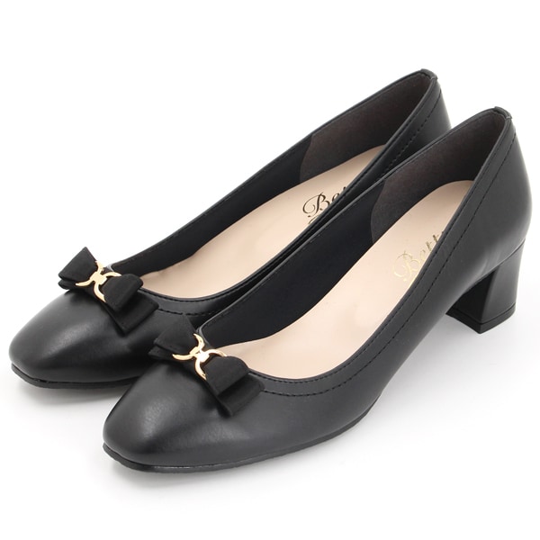 ベティクラブ（BETTYCLUB）/【25秋冬新作】ソフトスクエアトゥ リボンパンプス