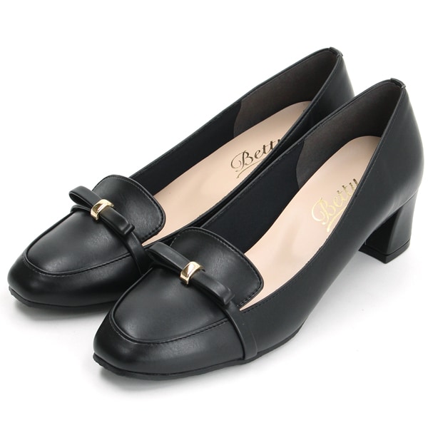 ベティクラブ（BETTYCLUB）/【25秋冬新作】細リボンスクエアトゥ パンプス