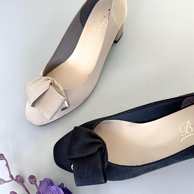 ベティクラブ（BETTYCLUB）/【25秋冬新作】ビッグリボン 2way パンプス