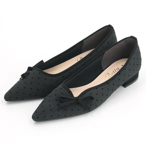 ベティクラブ（BETTYCLUB）/【25秋冬新作】パイピングリボン チュールパンプス