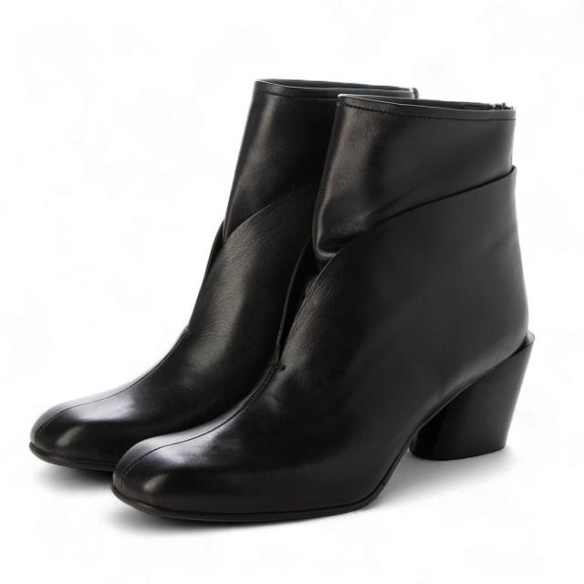 ワークス（works）/25秋冬新作6cmラウンドトウ本革ソフトルーズブーツ