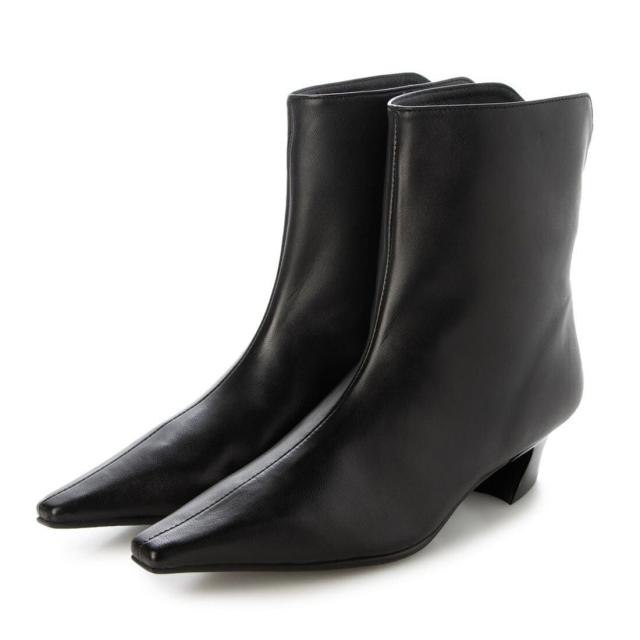 ワークス（works）/25秋冬新作4cmスクエアトウ本革ルーズフィットブーツ