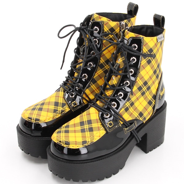 ヨースケ（YOSUKE）/厚底レースアップブーツ