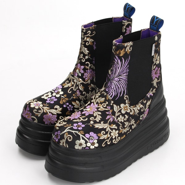 ヨースケ（YOSUKE）/プラットフォームソールサイドゴアブーツ