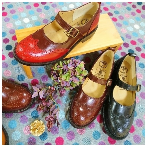 ヨースケ（YOSUKE）/【残りわずか！】ウイングチップストラップパンプス