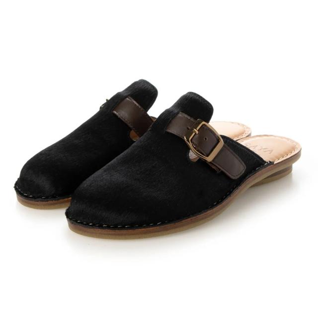 サヤ（SAYA）/【ネット限定】ベルト付レザーミュール