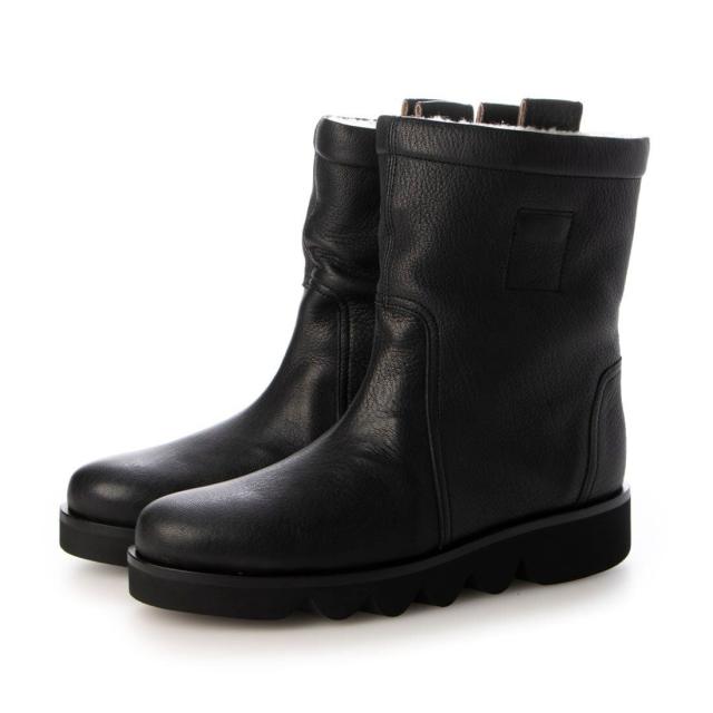 サヤ（SAYA）/24秋冬新作3．5cm本革ボアライニングショートブーツ