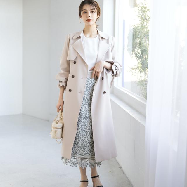 ミッシュマッシュ（MISCH MASCH）/【春夏新作】サイドプリーツトレンチコート