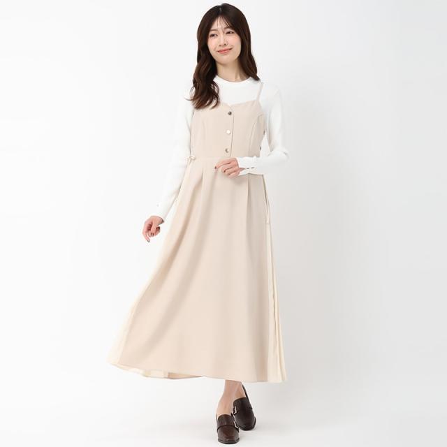 ミッシュマッシュ（MISCH MASCH）/25春夏新作 サイドレースアッププリーツジャンスカ