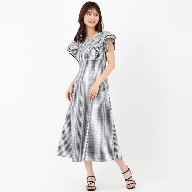 ミッシュマッシュ（MISCH MASCH）/2025春夏新作 フレアスリーブギンガムチェックワンピース