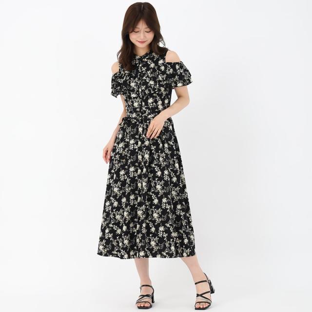 ミッシュマッシュ（MISCH MASCH）/2025春夏新作 オープンショルダーラッフル2wayワンピース