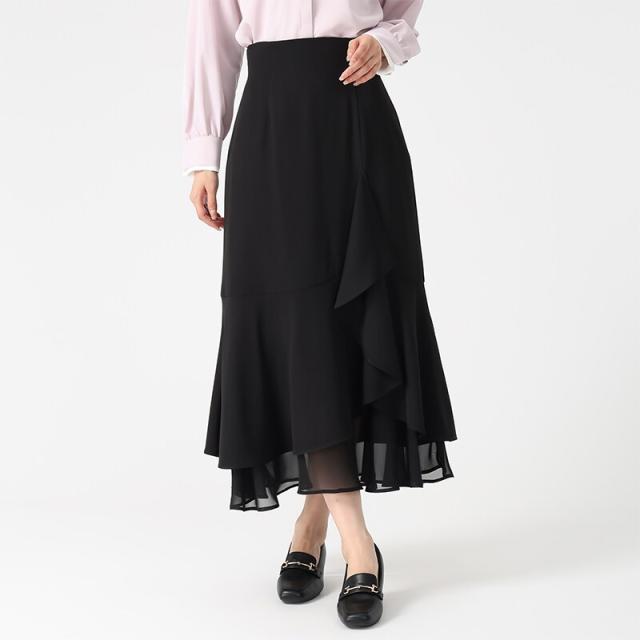 ミッシュマッシュ（MISCH MASCH）/2025秋冬新作 ラッフル裾シアースカート