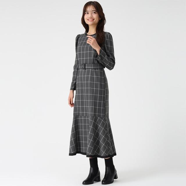 ミッシュマッシュ（MISCH MASCH）/2025秋冬新作 ウィンドペンチェックワンピース