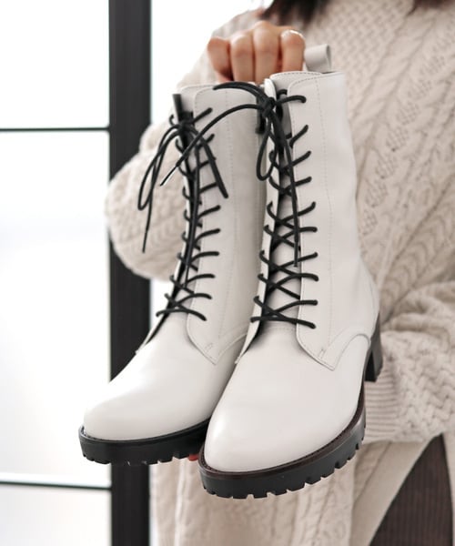 モードカオリ（MODE KAORI）/レースアップブーツ/21447