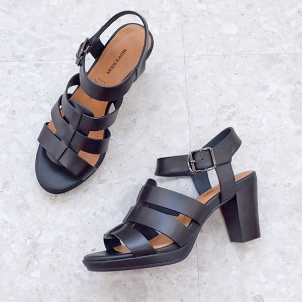 モードカオリ/グルカヒールサンダル/21475