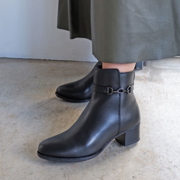 モードカオリ（MODE KAORI）/【撥水 防滑 断熱】2wayチェーン付きショートブーツ/21484