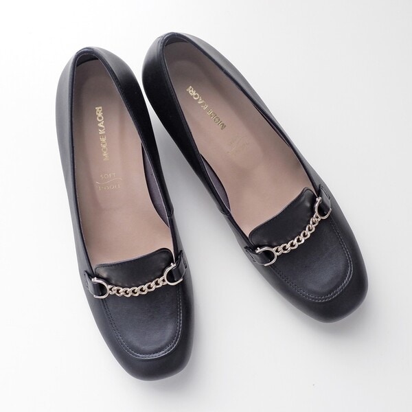 モードカオリ（MODE KAORI）/スクエアチェーンローファー/35733