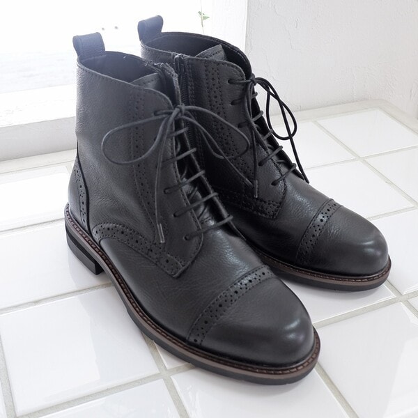 モードカオリ（MODE KAORI）/【3E】メダリオンレースアップブーツ/6712