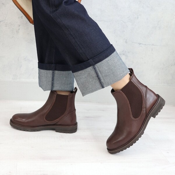 モードカオリ（MODE KAORI）/【3E】サイドゴアショートブーツ/6714