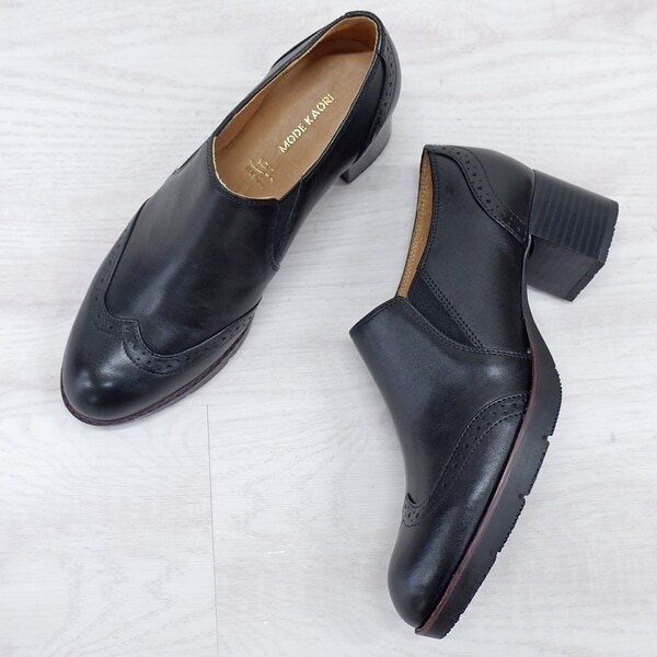 モードカオリ（MODE KAORI）/ウィングチップサイドゴアブーティ/21514
