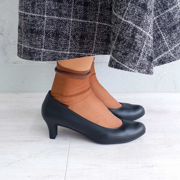 モードカオリ（MODE KAORI）/ブラックパンプス/8501