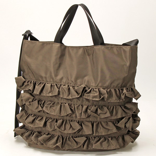 【NEW】カシュカシュ（cache cache）/カシュカシュ cachecache / ナイロンフリル2wayトートバッグの通販はau PAY マーケット - Brand Square by ...