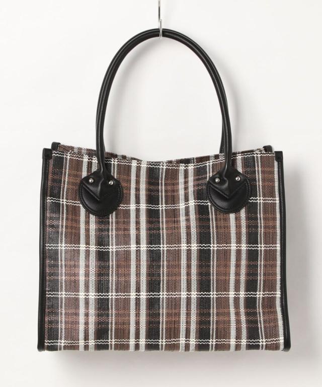 カシュカシュ（cache cache）/カシュカシュ cachecache / チェック柄スクエアトートバッグの通販はau PAY マーケット - Brand Square by OIOI ...