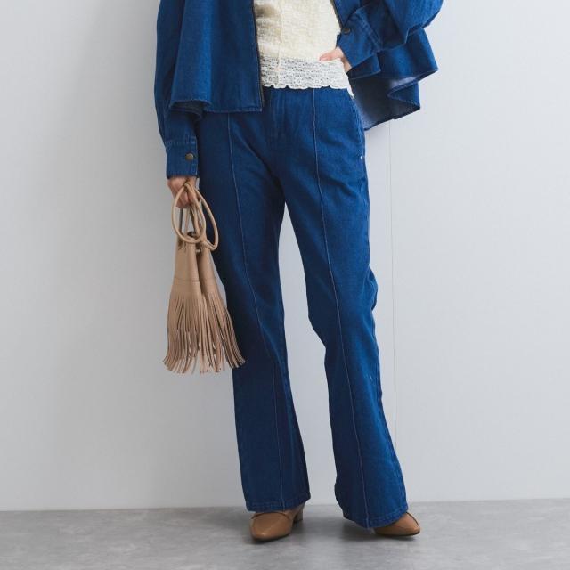 ビッキー（VICKY）/バックスリットデニムパンツ≪手洗い可能≫