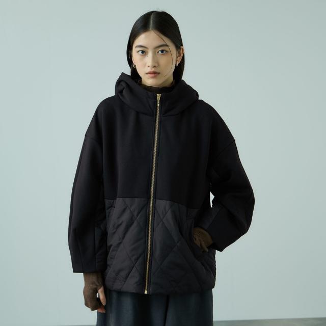 ビッキー（VICKY）/キルトダンボールコクーンスリーブブルゾン