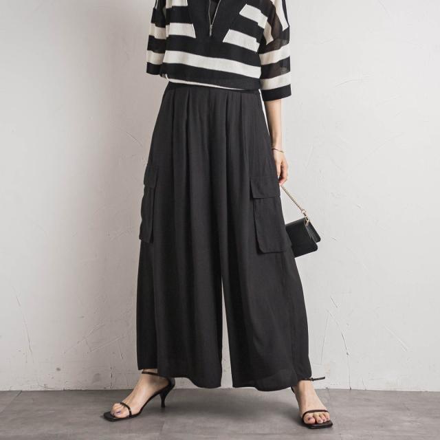 メイソングレイ（MAYSON GREY）/カーゴキュロットパンツ≪洗濯機で洗える≫