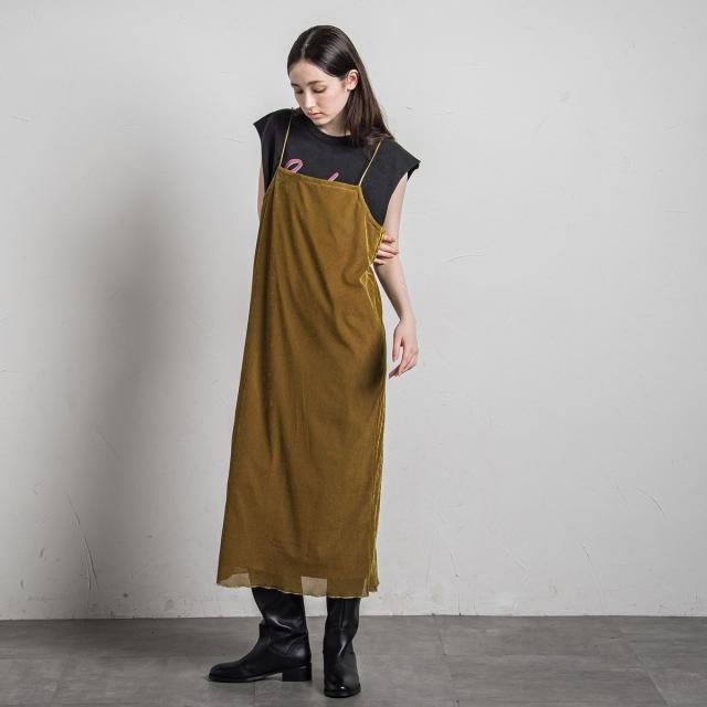 メイソングレイ（MAYSON GREY）/シアーベロアキャミワンピース≪手洗い可能≫