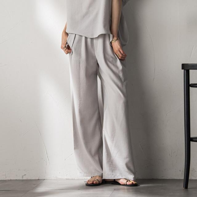 メイソングレイ（MAYSON GREY）/【新色追加】イージーワイドパンツ≪手洗い可能 / セットアップ対応≫