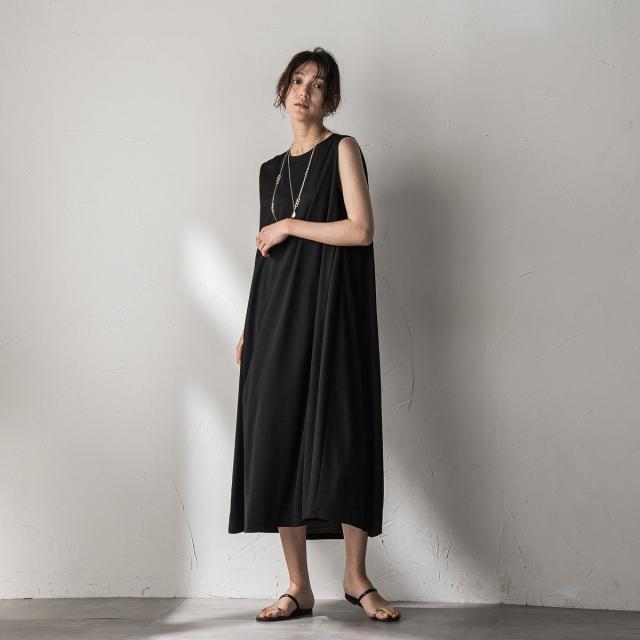 メイソングレイ（MAYSON GREY）/タックノースリーブカットワンピース≪手洗い可能≫