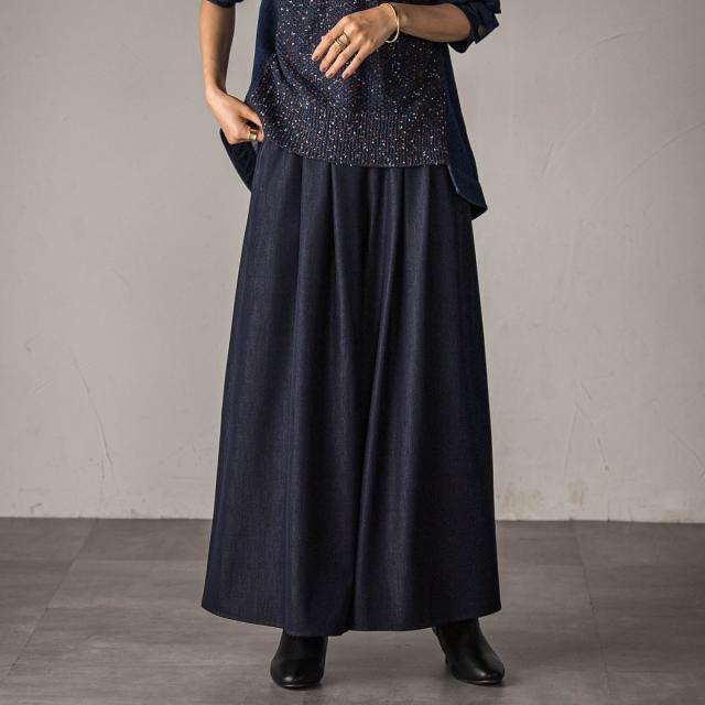 メイソングレイ（MAYSON GREY）/【新色追加】フレアヘムキュロットパンツ≪洗濯機で洗える≫