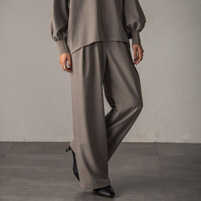 メイソングレイ（MAYSON GREY）/【一瞬で楽とキレイを叶える】イージーワイドパンツ≪手洗い可能/セットアップ対応≫