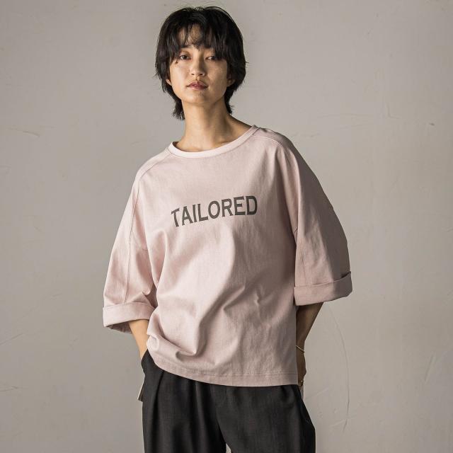 メイソングレイ（MAYSON GREY）/ワイドスリーブロゴプルオーバー≪手洗い可能≫