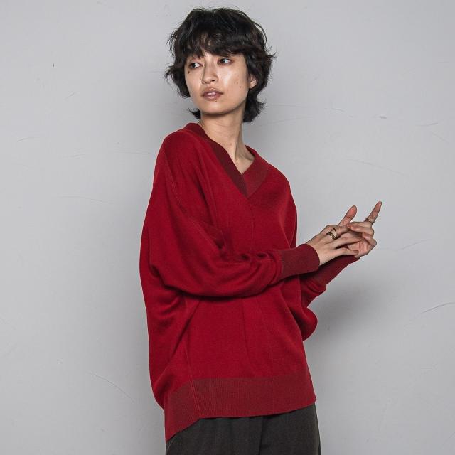 メイソングレイ（MAYSON GREY）/今日の気分で着回せるリバーシブルニット≪手洗い可能≫