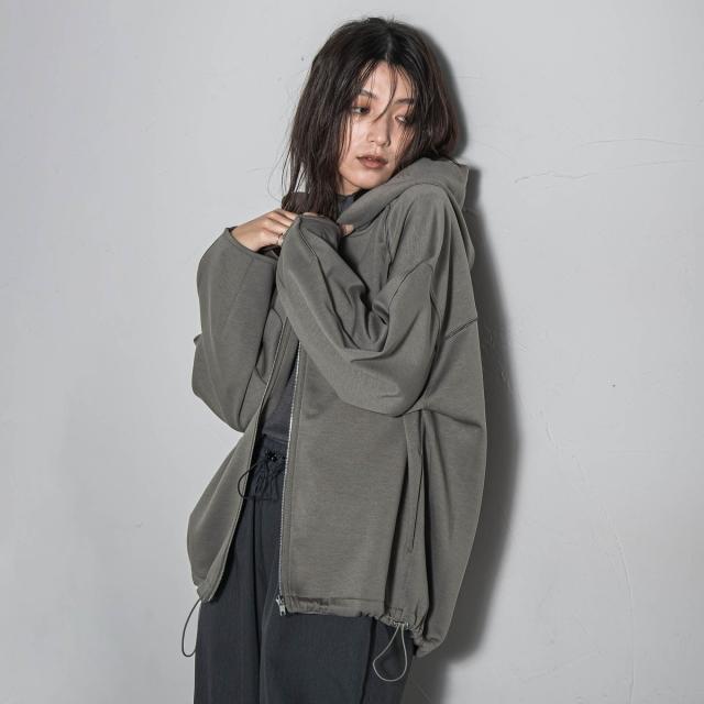 メイソングレイ（MAYSON GREY）/【WEB限定】フードジップダンボールパーカー≪手洗い可能≫