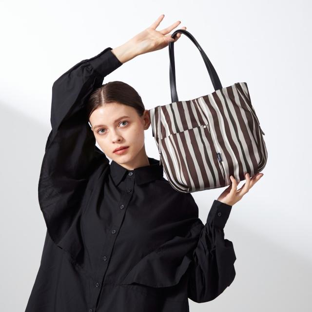 イザック（Y’saccs）/【ムック本掲載】ドローイングストライプ　ミニトートバッグ