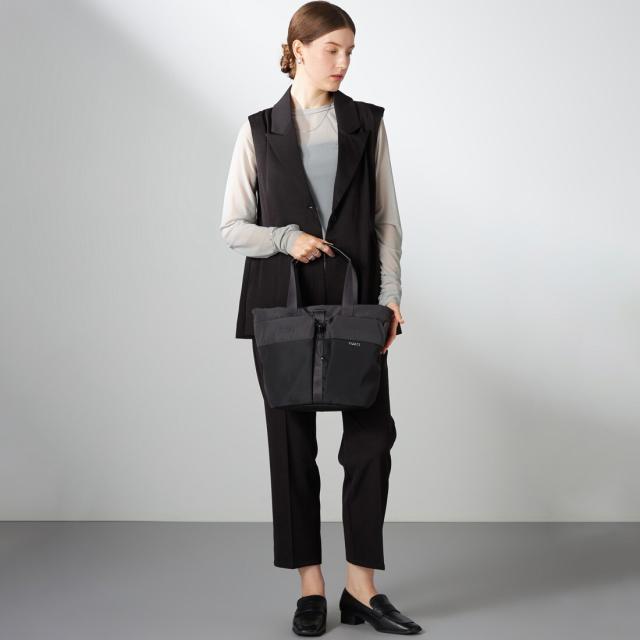 イザック（Y'saccs）/ドローストリング コンビカラー2WAYトート