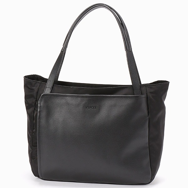 イザック（Y’saccs）/ナイロン×レザー　スクエアトートバッグ Mサイズ