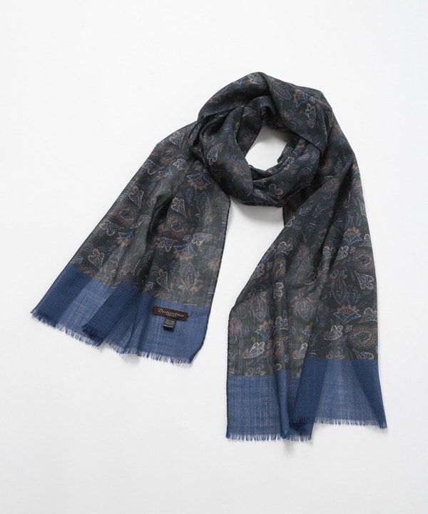 メンズビギ（MEN’S BIGI）/ウールボタニカルストール made in italy